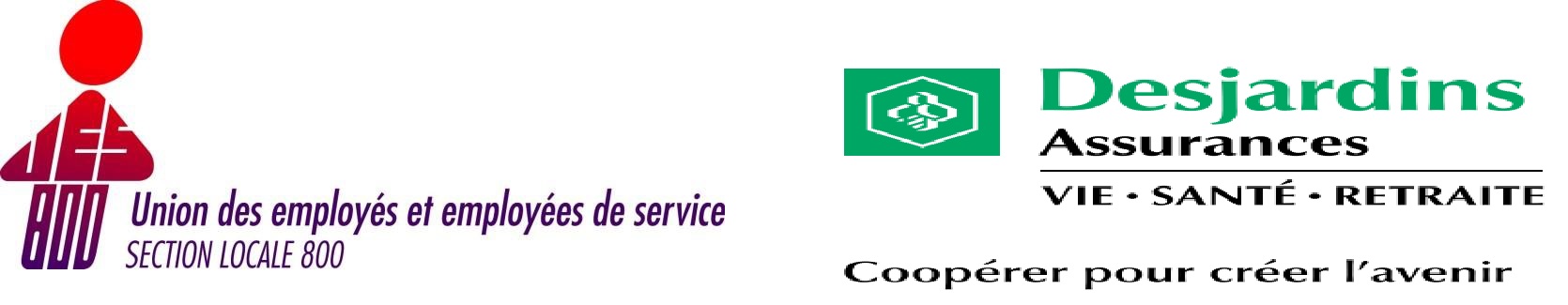 DESJARDINS ASSURANCES NOUVEL ASSUREUR DE L'UES, 800 | UES800